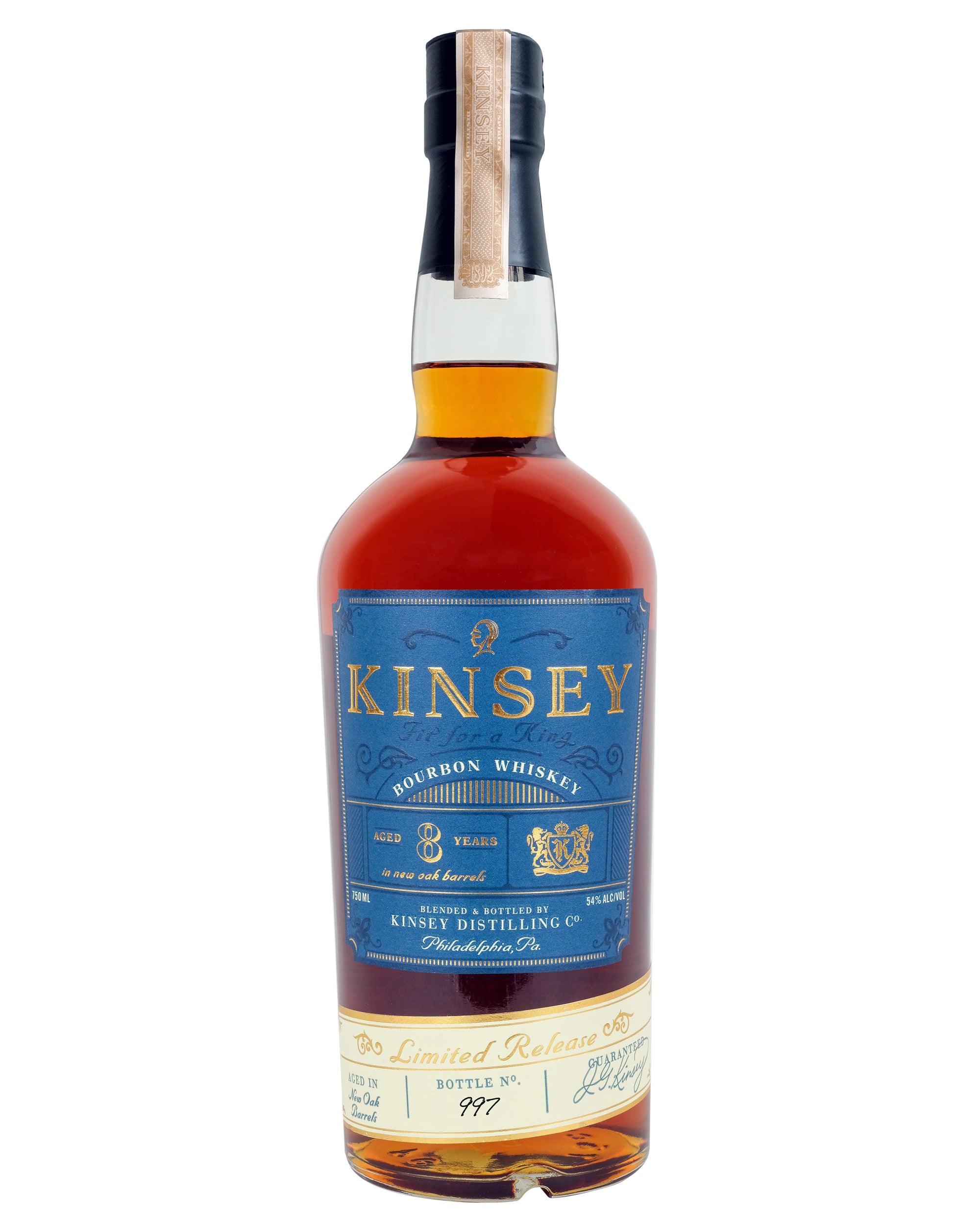 Kinsey Bourbon Whiskey Aged 8 Years - Cask Strength | Millstone Spirits