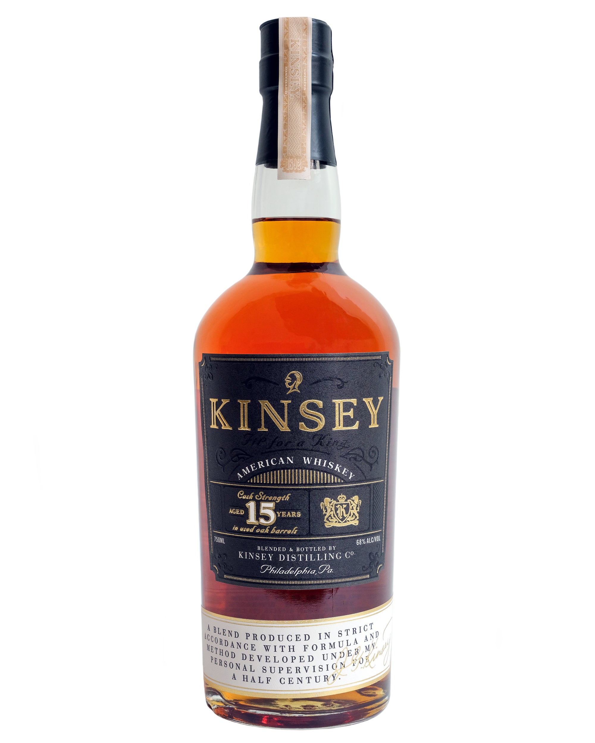 Kinsey American Whiskey Aged 15 Years - Cask Strength | Millstone Spirits