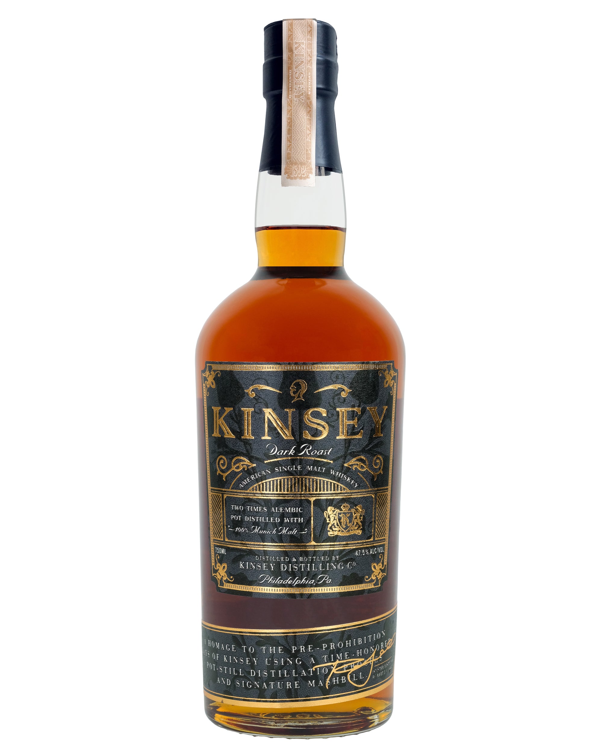 Kinsey Dark Roast American Single Malt Whiskey | Millstone Spirits